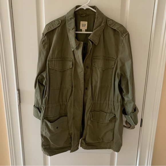 GAP | Jackets & Coats | Gap Olive Green Utility Jacket | Poshmark